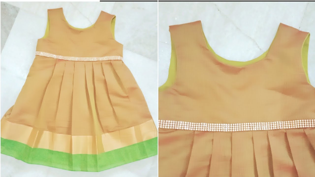 Baby Frock Cutting and Stitching/Easy and Stylish/ Designer Frock - YouTube