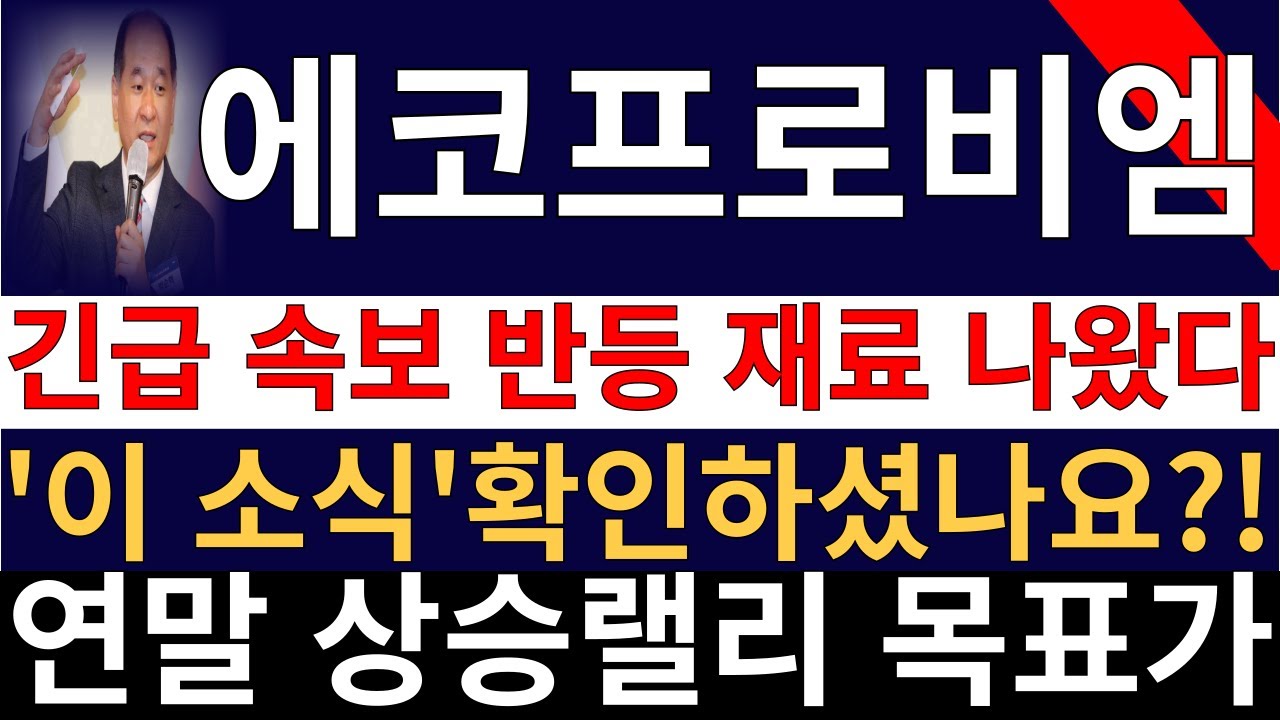 에코프로비엠 주가전망 찐반등 시작했습니다 목표가 이 가격까지 역대급 2차전지 하락을 끝낼 호재 이 소식 확인하셨나요 연말 상승랠리 가도 목표가 공개