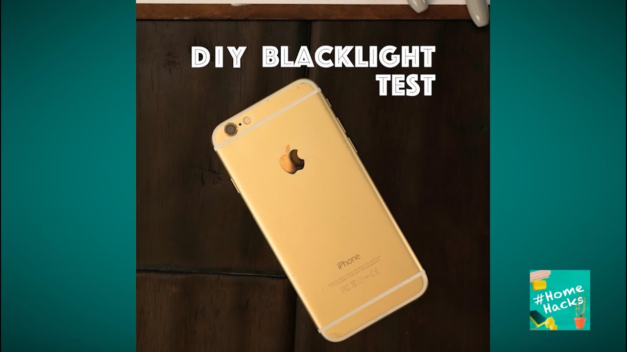 #HomeHacks DIY Black Light Test - YouTube