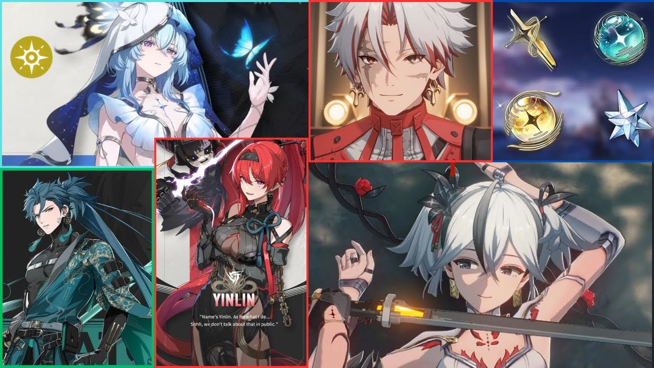 Wuthering waves!! 1.3 Banners, shorekeeper details, free skins ...