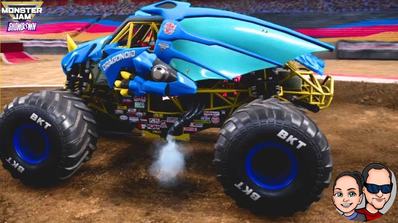 MONSTER JAM SHOWDOWN: Bakugan Dragonoid BLUE FREESTYLE! - YouTube