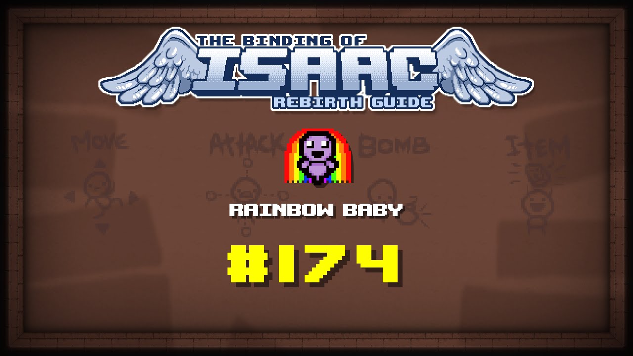 Binding of Isaac: Rebirth Item guide - Rainbow Baby - YouTube