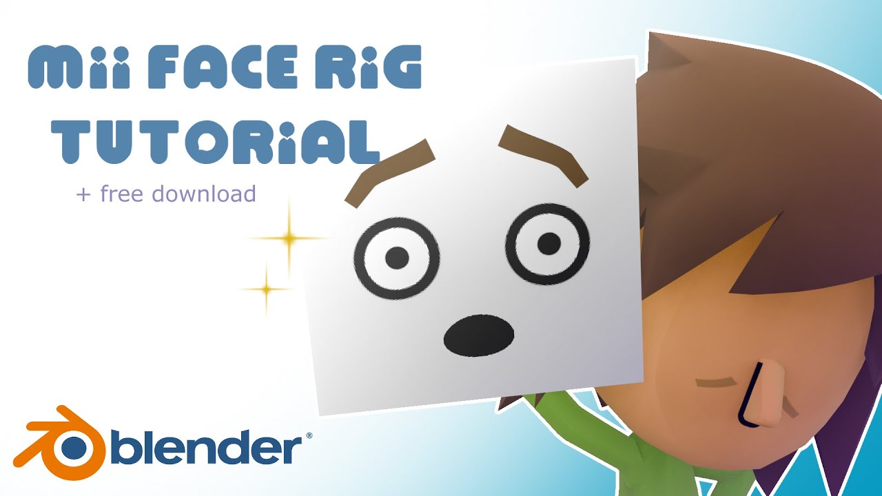 Mii FACE RIG TUTORIAL for blender - YouTube