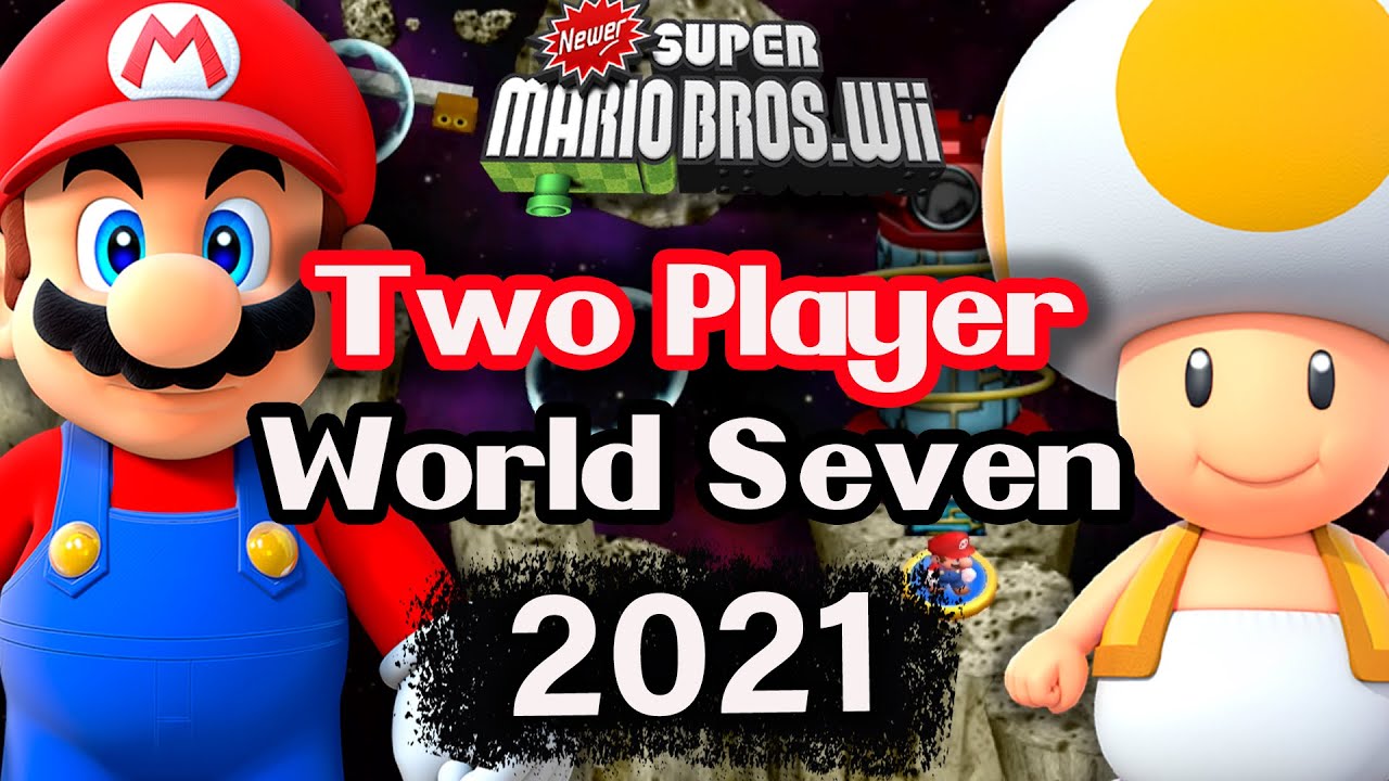 Newer Super Mario Bros. Wii – 100% Multiplayer (2 Players) World 7 ...