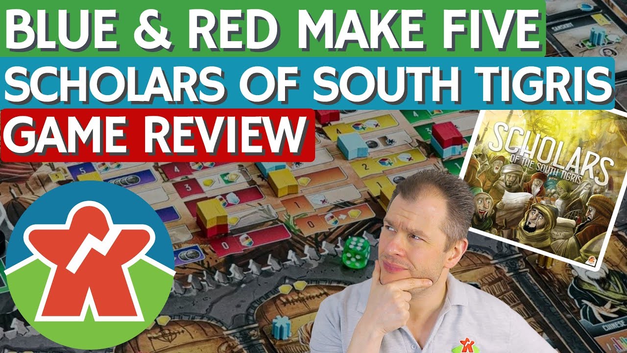 Scholars of the South Tigris Review - Board Game Review - Blue And Red ...