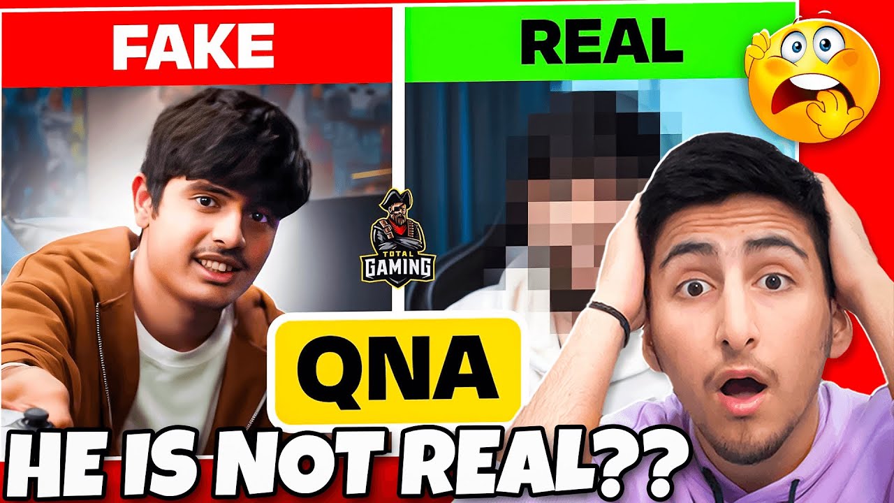 Real Total Gaming Face Reveal🤣😱Total Gaming QnA - YouTube