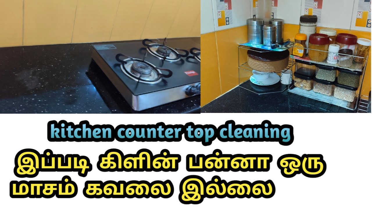 How to Clean Your Kitchen Counters (the right way) - YouTube