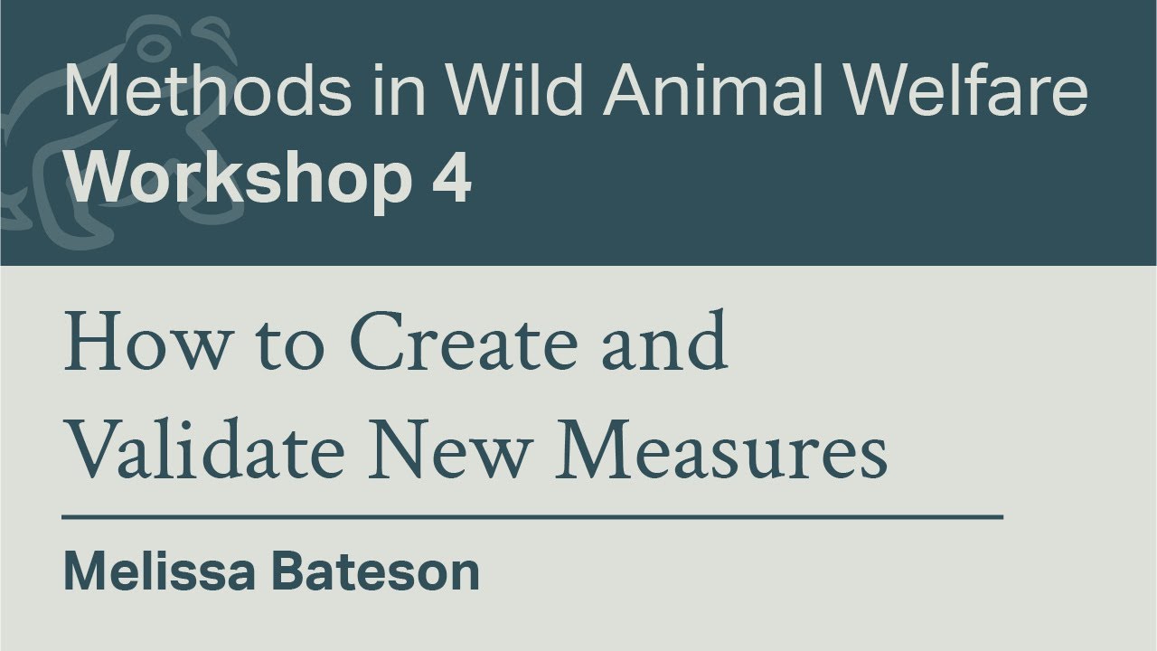 [Methods Workshop] 4.1: Types of Validation by Prof. Melissa Bateson ...