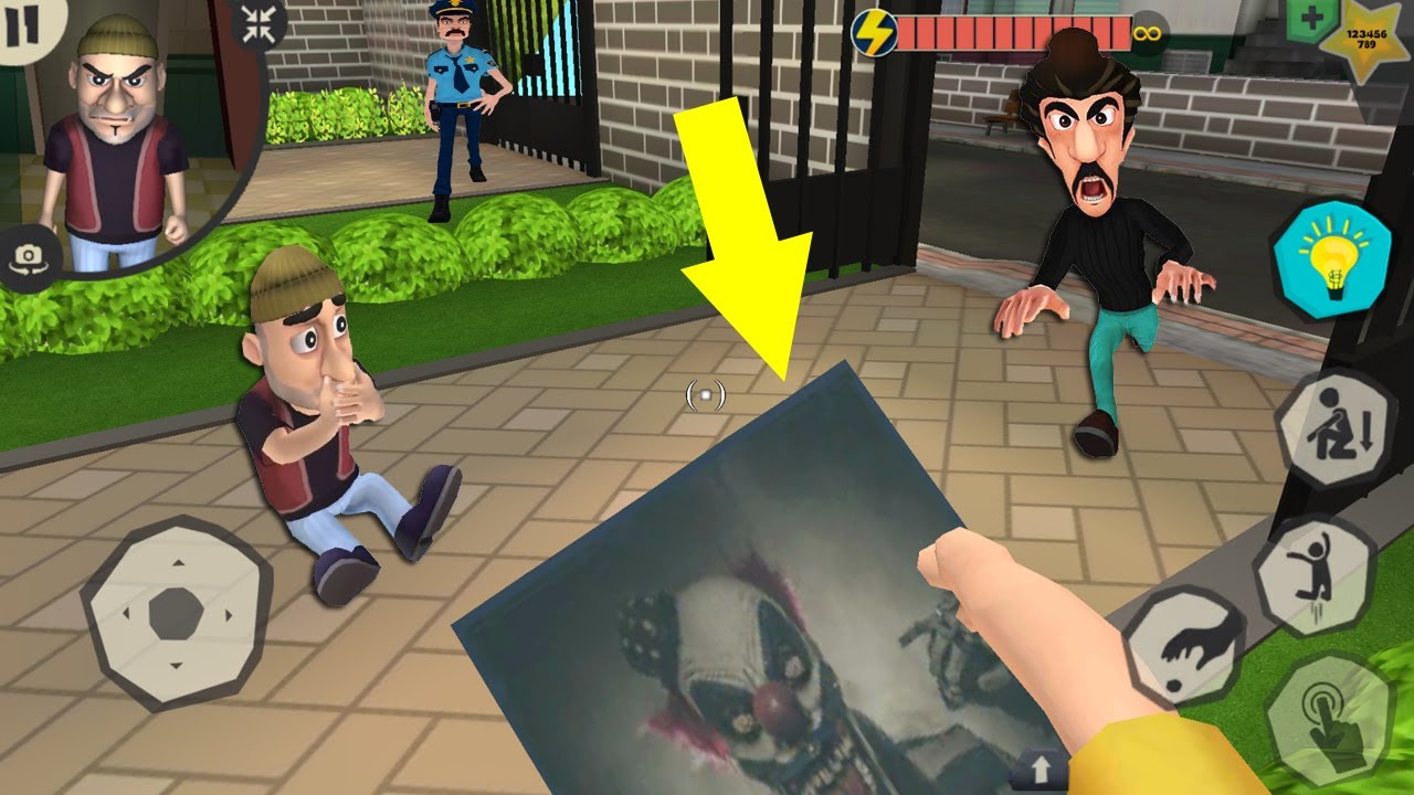 Scary Robber home clash _fun videos troll scary robber every day ...