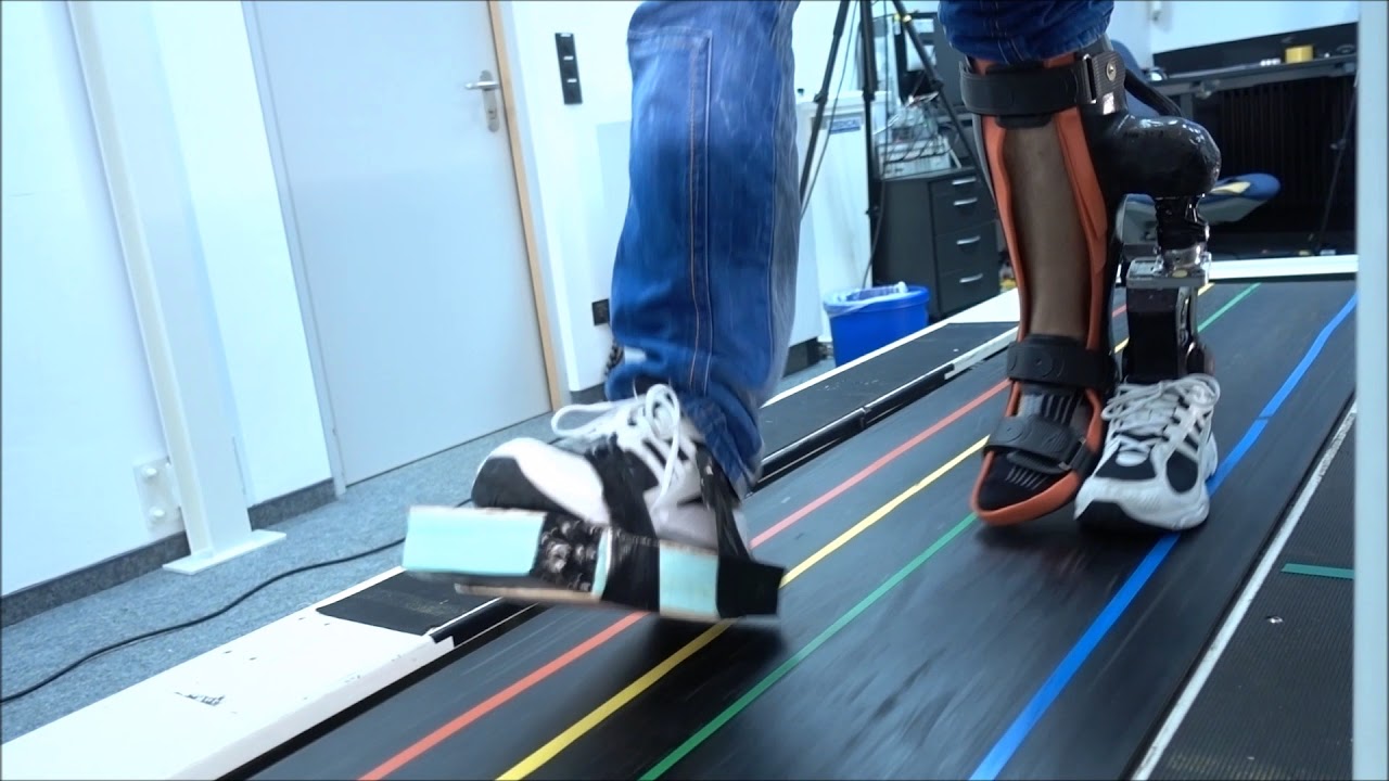 Powered Ankle Prosthesis Testing With Bypass - YouTube