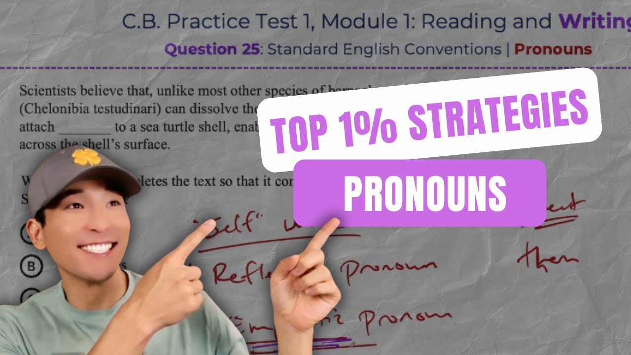 LEARN how "Self" Words for Pronoun Questions Appear on the Digital SAT ...