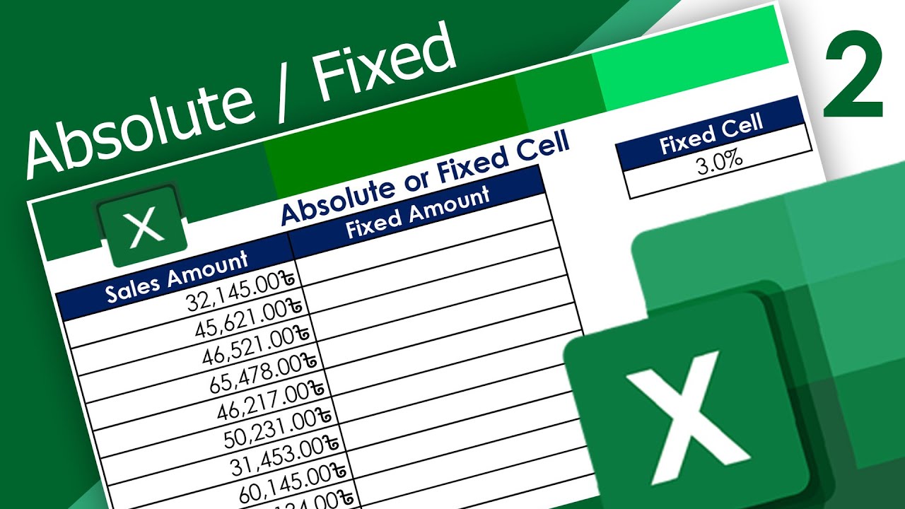 02_Absolute or Fixed Cell | এ্যাবসুলেট / ফিক্সড সেল - YouTube
