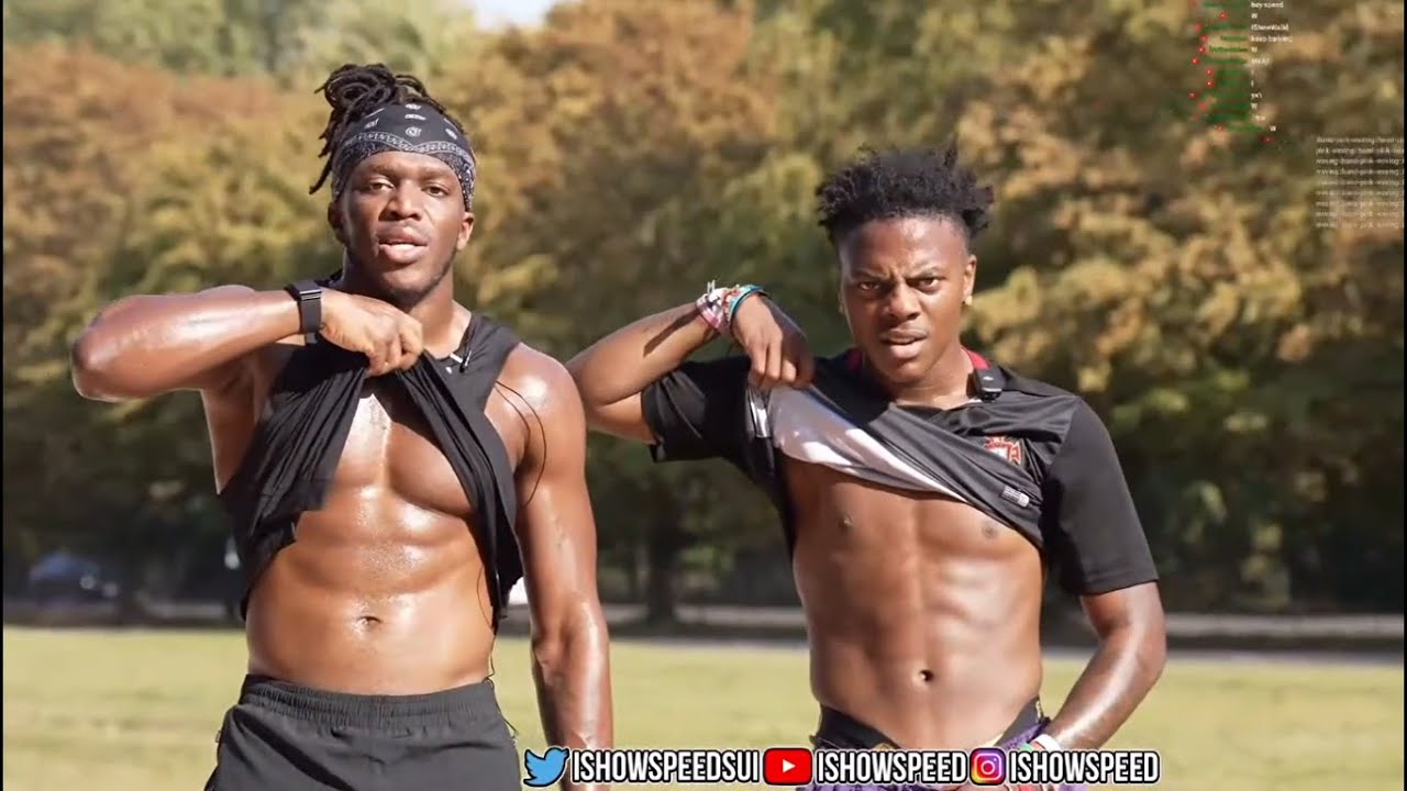 KSI and ISHOWSPEED having a flex off (funny) - YouTube
