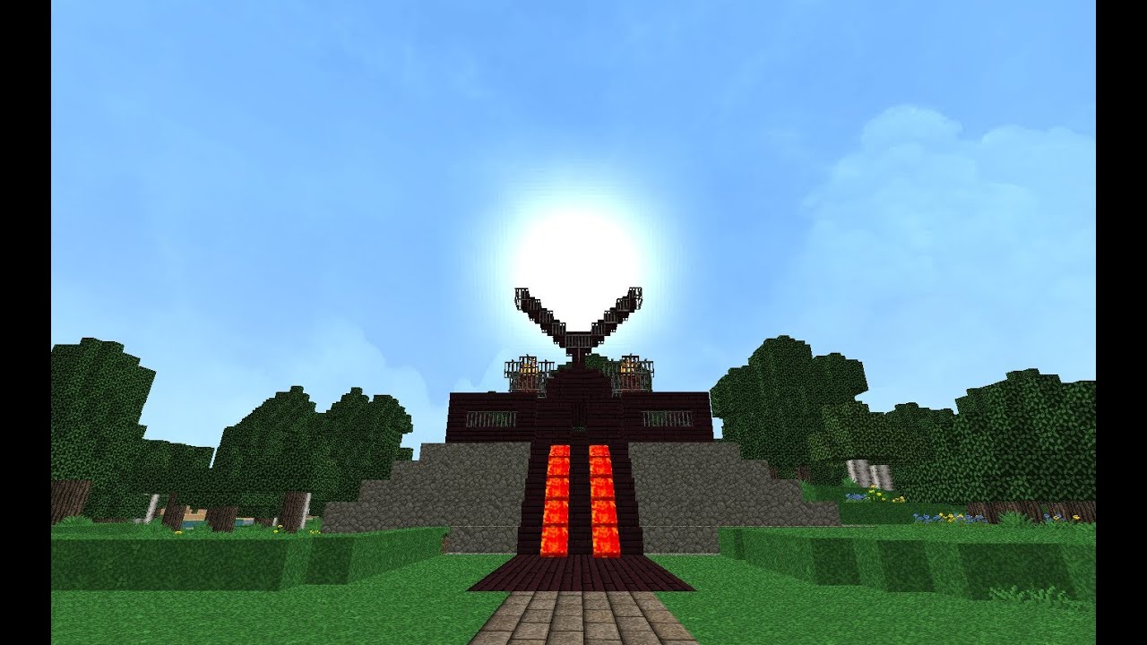 Minecraft: Letz Build The Elemental Kingdom: The Fire Temple - YouTube