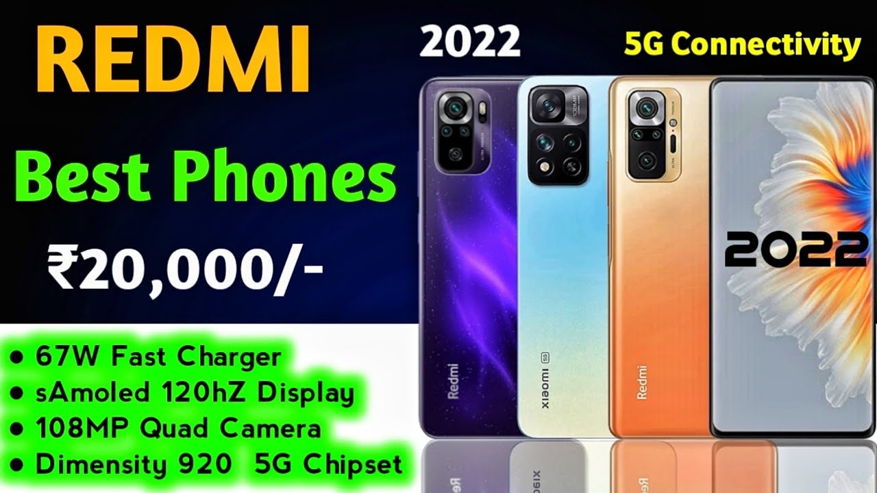 Top 5 Best Redmi Phone Under 20000 | 67W Fast Charger | Gaming Phone ...