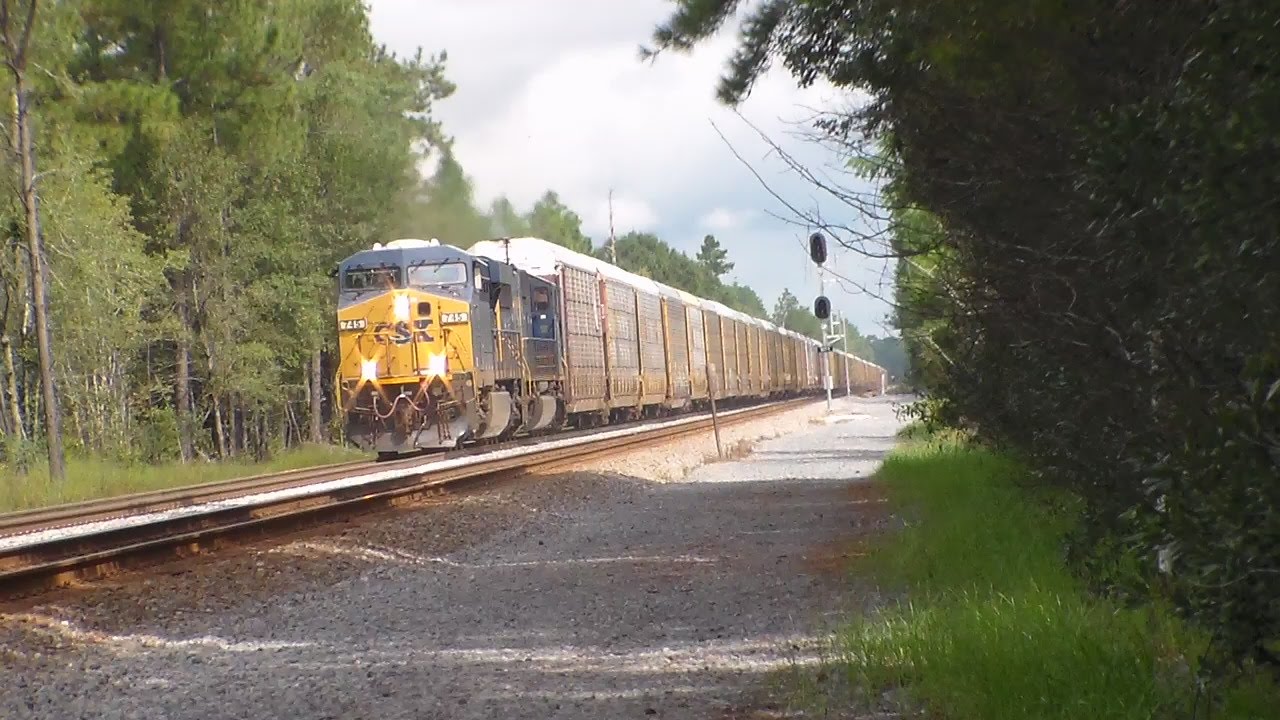 CSX Trains 2015: CSX Q237 In Bryceville, Fl. 9/29/15 - YouTube