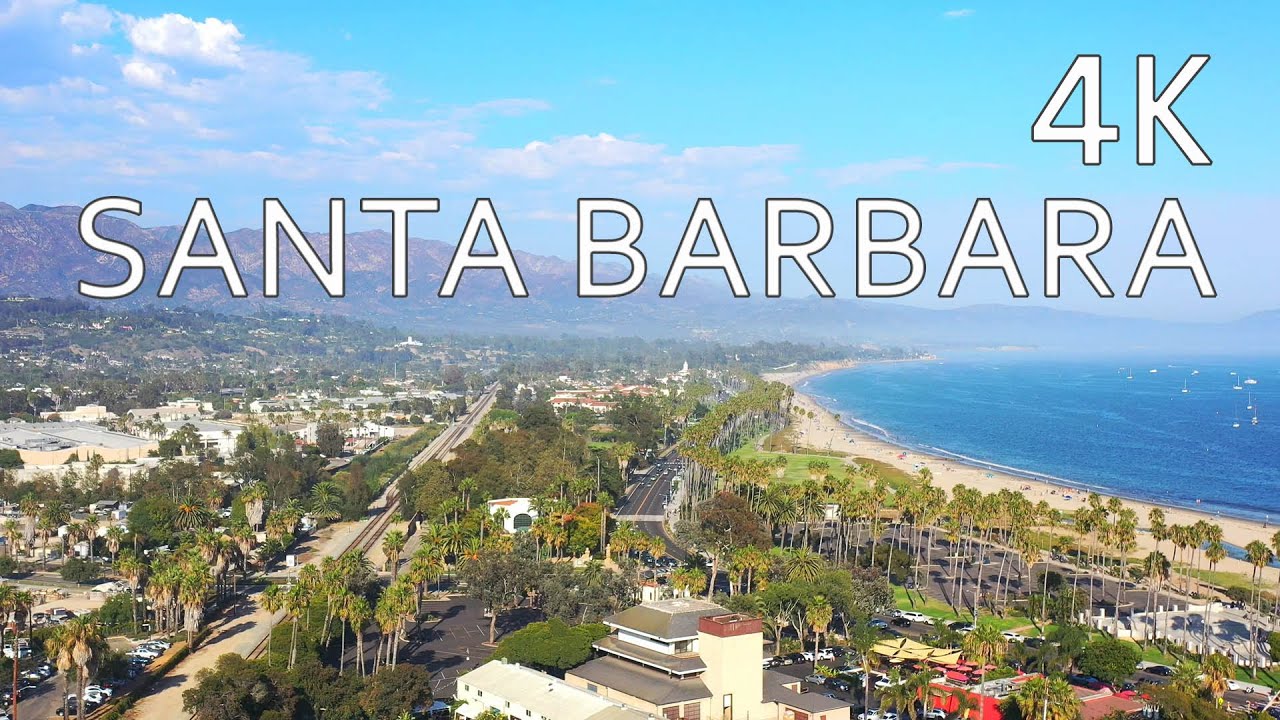 Santa Barbara California (4K UHD) BEAUTIFUL Nature, Sounds and Music by ...