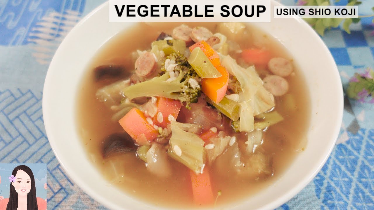 Vegetable Soup Using Shio Koji (Recipe - Japanese Cooking) - Sakura ...