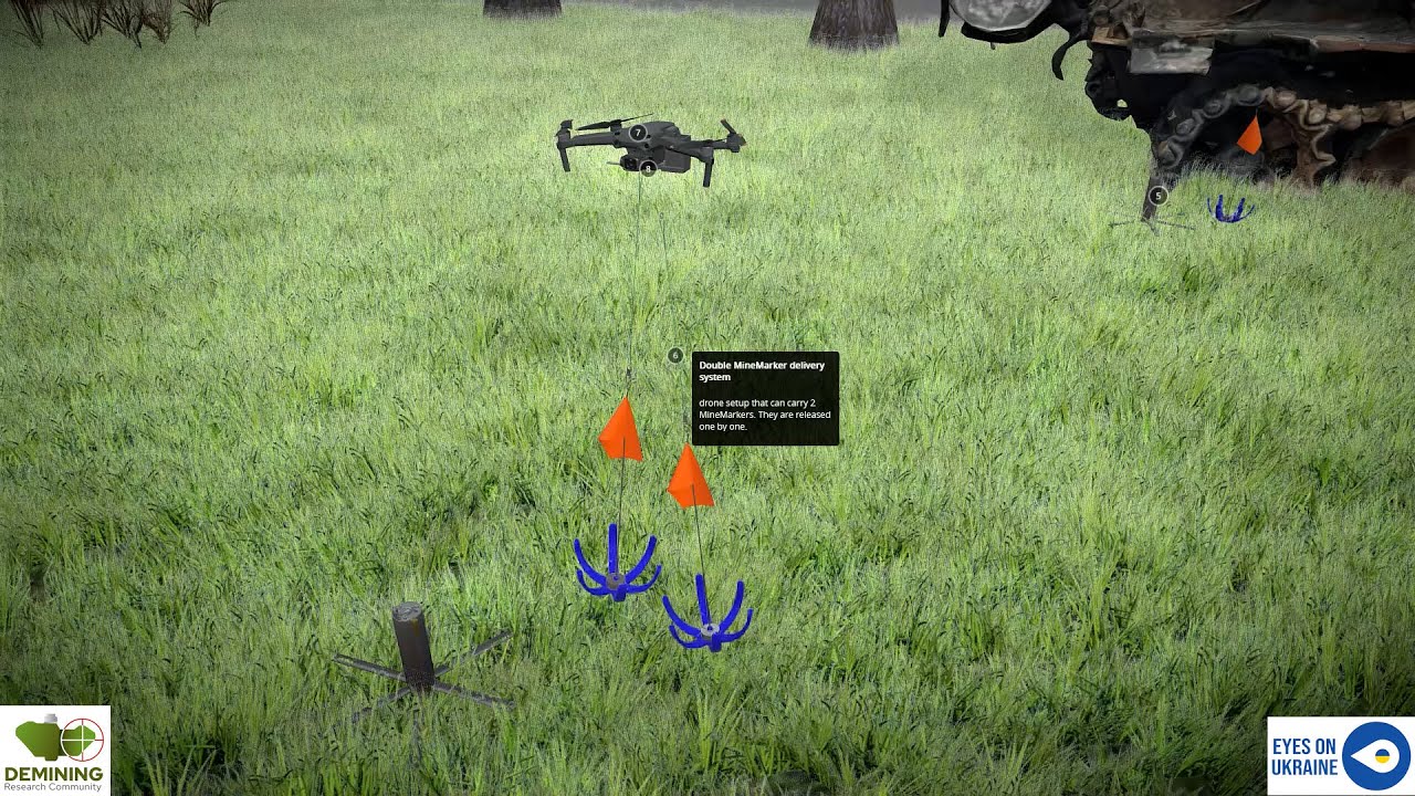 🚩 Safe landmine marker placement using drones 🚩 - YouTube