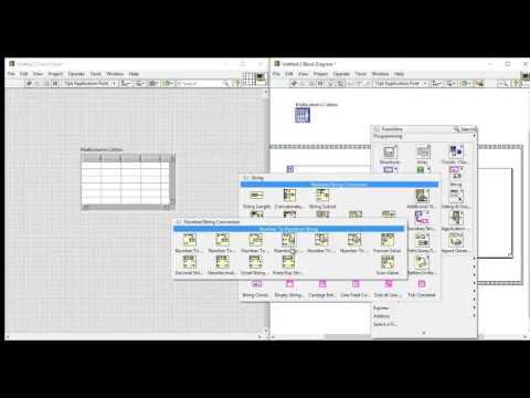 Función Multicolumn ListBox LabVIEW - YouTube