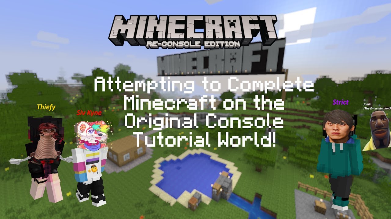 Beating Minecraft on the Original Xbox Tutorial Level!? - Minecraft Re ...