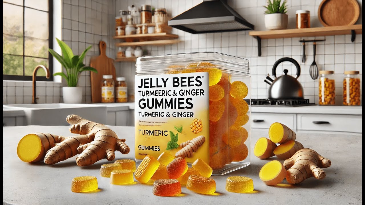🍯 Qunol Turmeric and Ginger Gummies | Best Jelly Bees Turmeric and Ginger Gummies 🍯 - YouTube