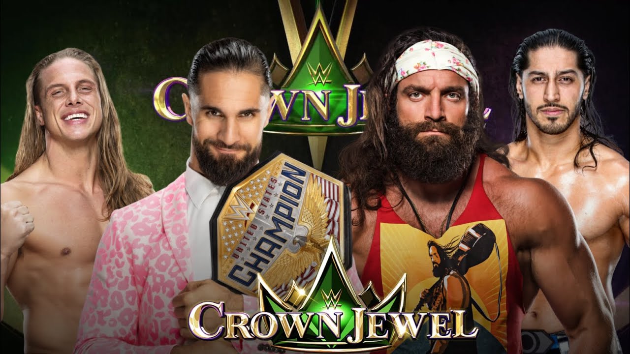 Fatal Four Way US Championship Match At Crown Jewel 2022-Seth Rollins ...