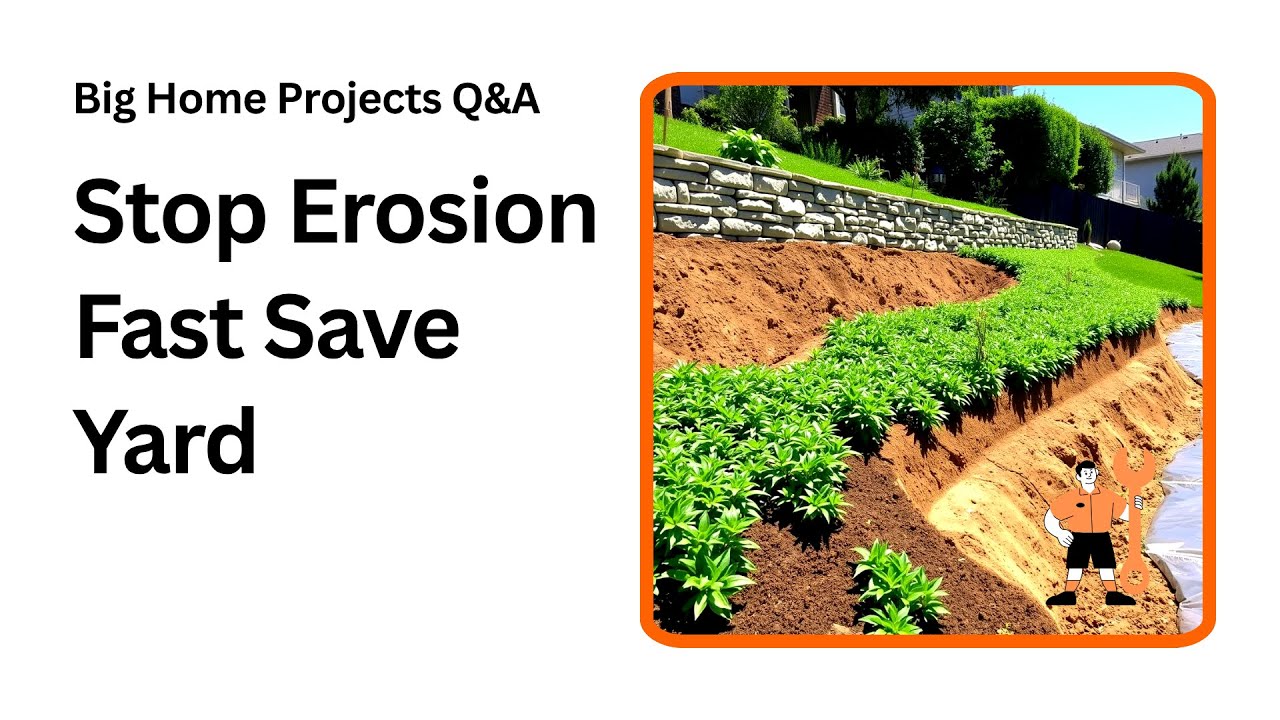 How to Stop Erosion on Slopes Fast and Easy - YouTube