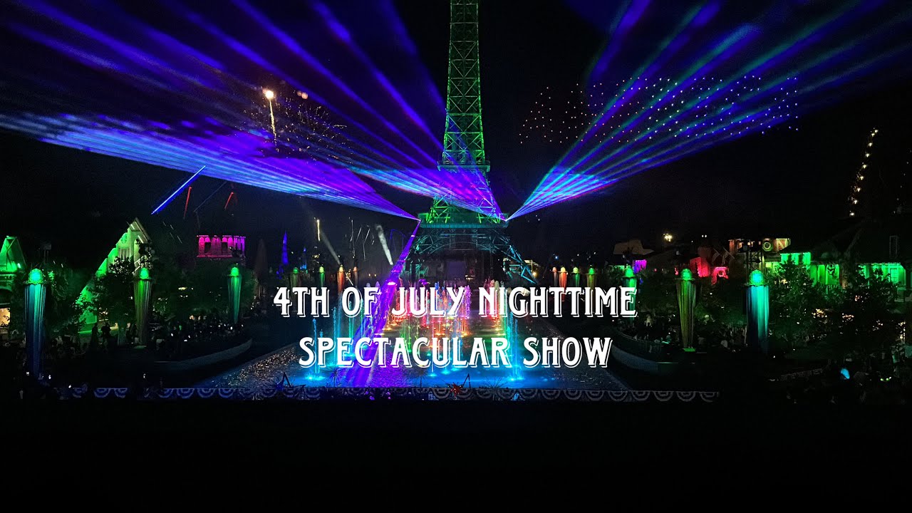 4TH OF JULY NIGHTTIME SPECTACULAR SHOW AT KINGS ISLAND - YouTube
