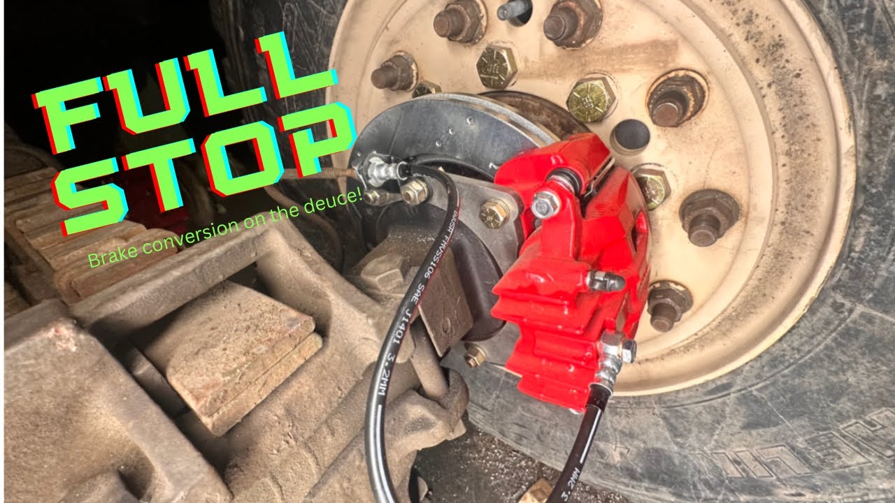 FULL STOP!!!!!! M35 rear disc brake conversion! Make your truck stop ...