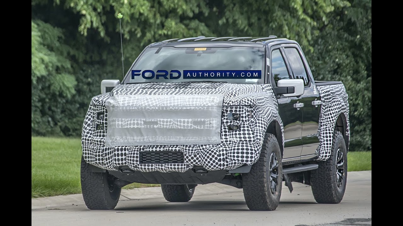 V8 Sound - 2022 Ford F-150 Raptor Prototype Spied - YouTube