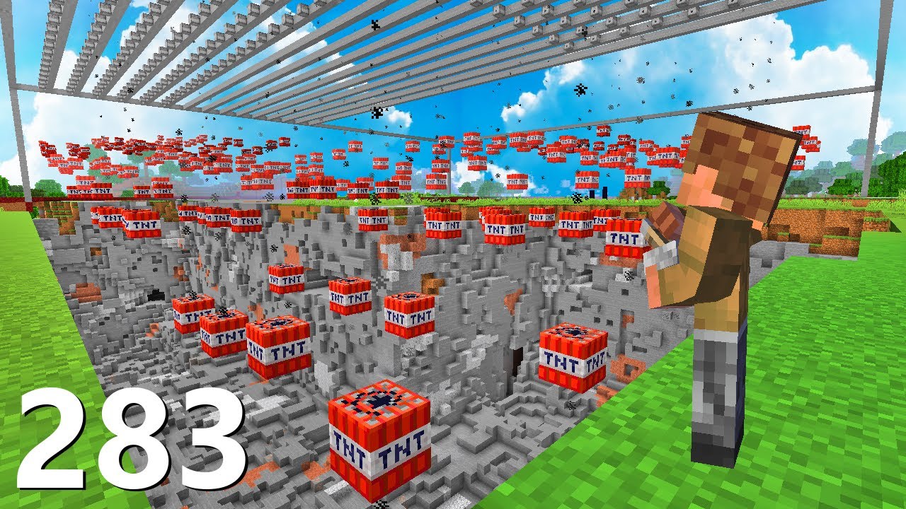 WIELKIE WYSADZANIE TNT! ROBIĘ BAZĘ! - SnapCraft V - [283] (Minecraft 1.17 SURVIVAL) - YouTube