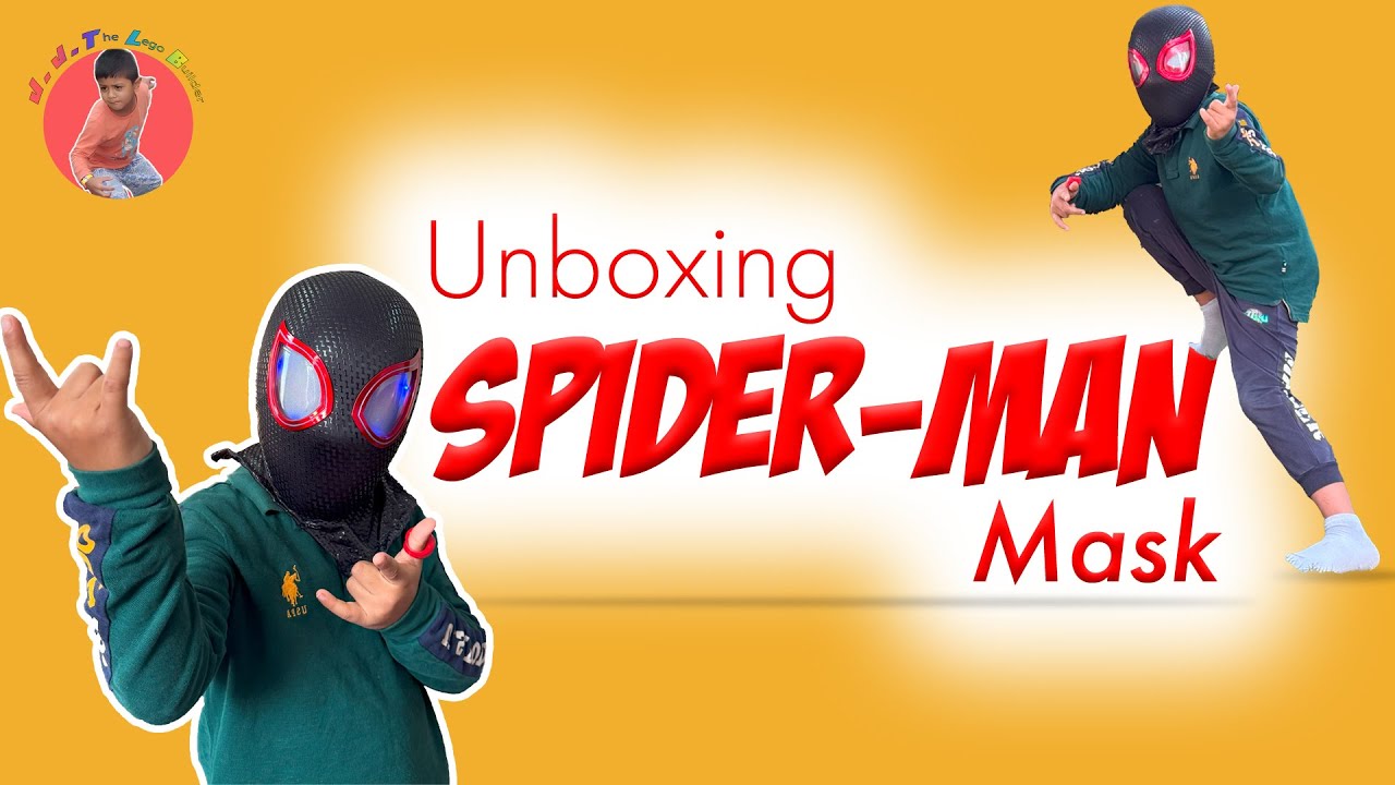 World's Most Realistic Spiderman Mask Unboxing by JJ The Lego Builder ...