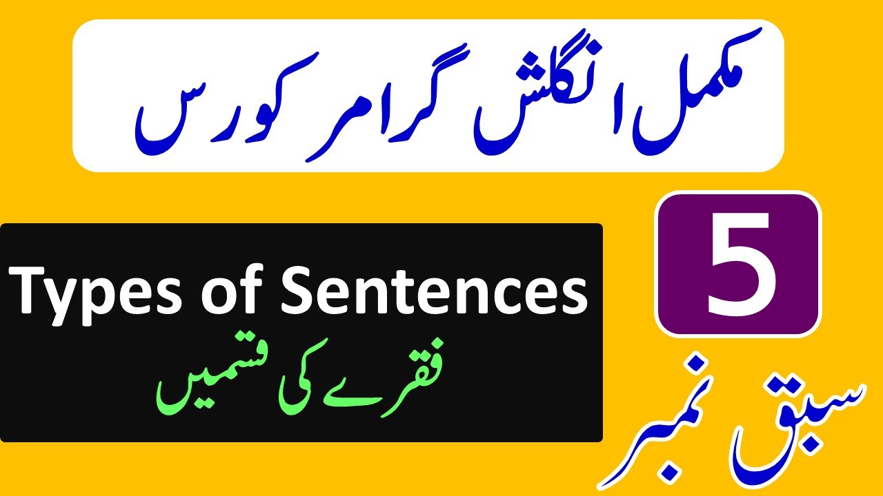 Basic English Grammar Course In Urdu Types Of Sentences With Examples basic-english-grammar-course-in-urdu-types-of-sentences-with-examples