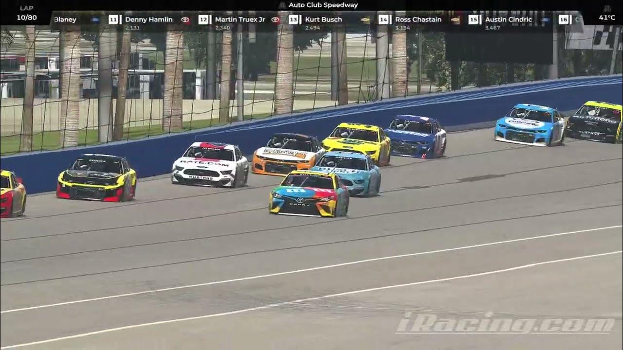iRacing AI NASCAR 2021 Cup Series Season 1 Race 2/33 at Auto Club - YouTube