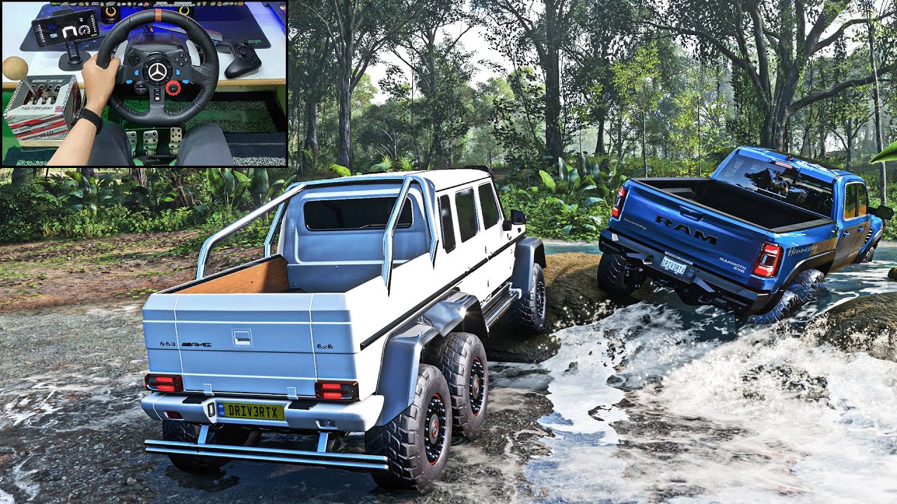 Mercedes-Benz G63 6x6 & RAM TRX 6x6 | OFFROAD - Forza Horizon 5 ...