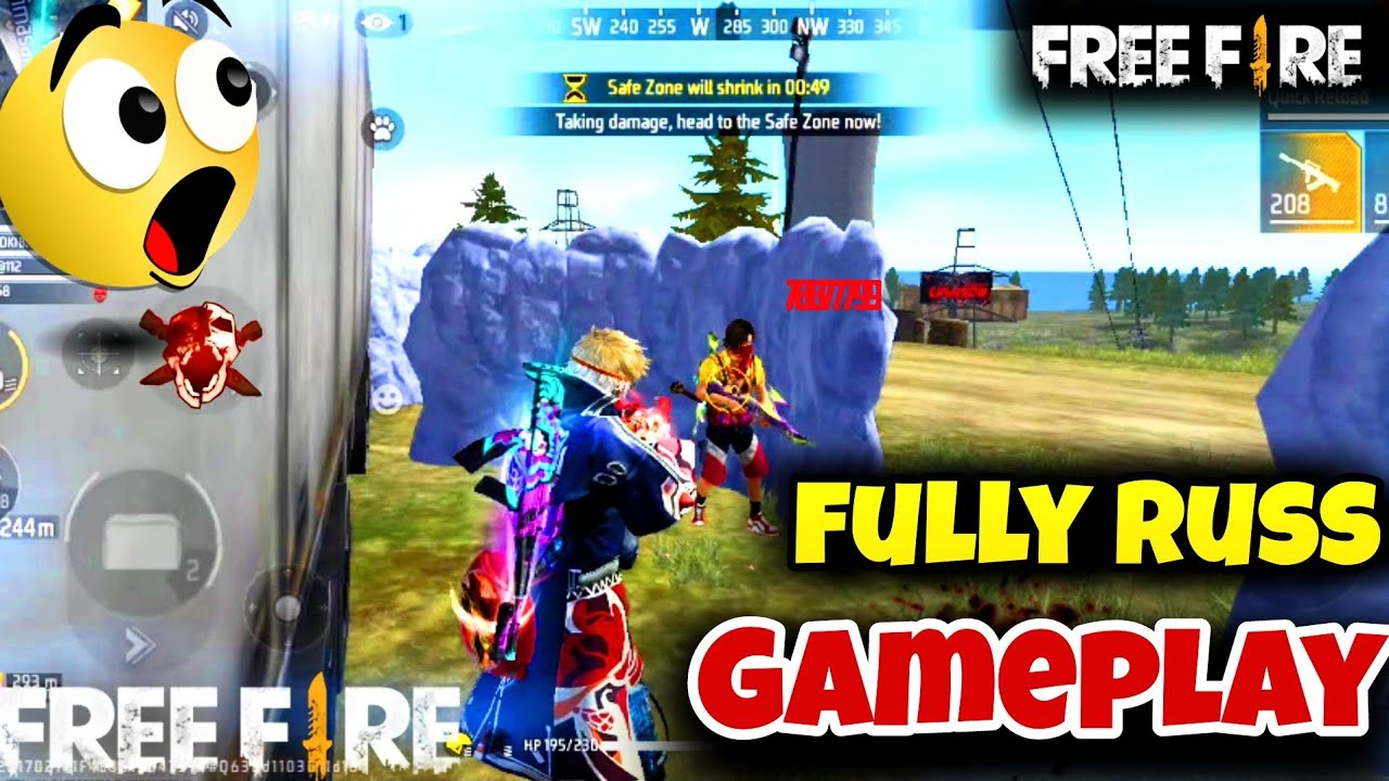 FULLY RUSS GAME PLAY FIRST TIME IN BR RANK.. - YouTube