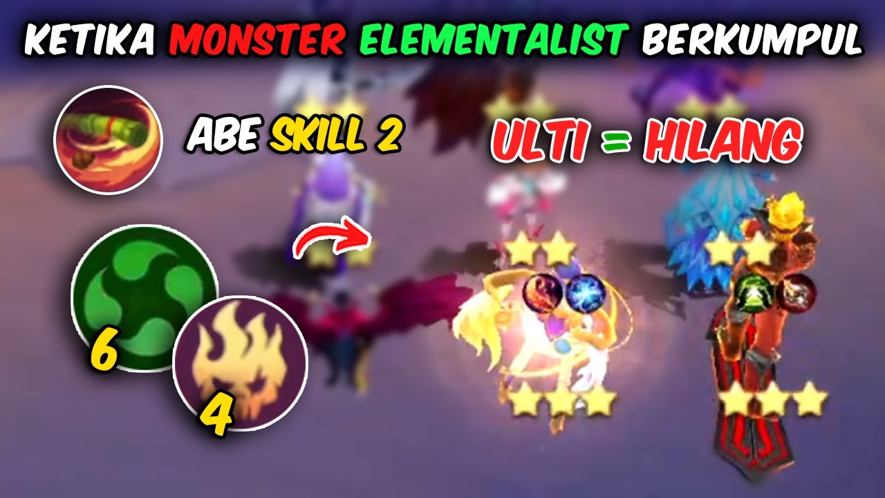 KETIKA MONSTER ELEMENTALIST BERTEMU | 6 ELEMENTALIST 4 INFERNO BEST ...