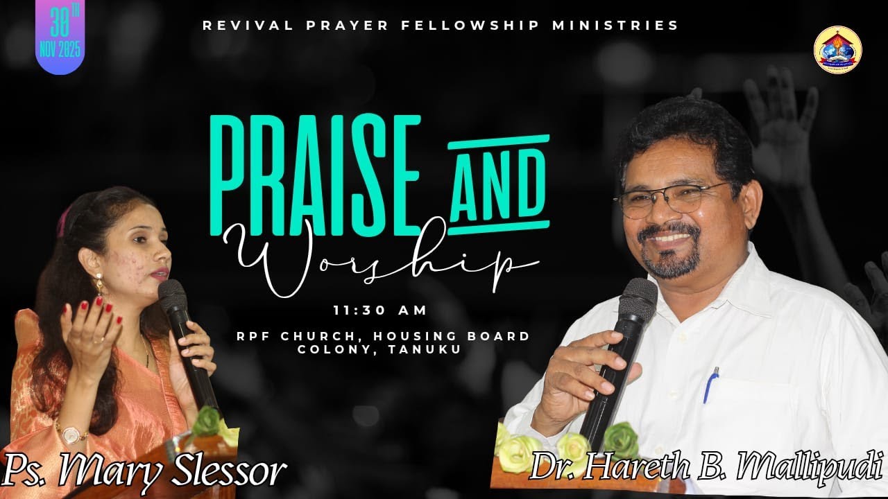 Sunday Service || 30th Nov 2025 || RPF Church || Dr. Hareth B ...