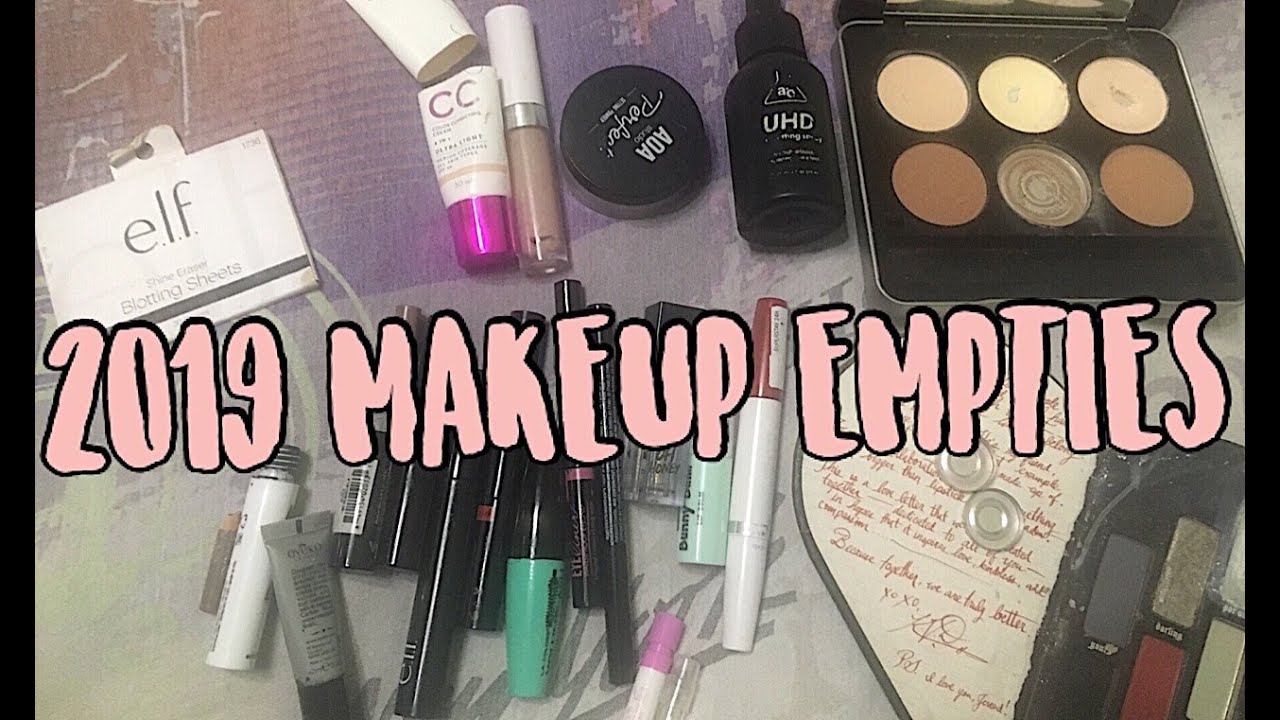 2019 MAKEUP EMPTIES - YouTube