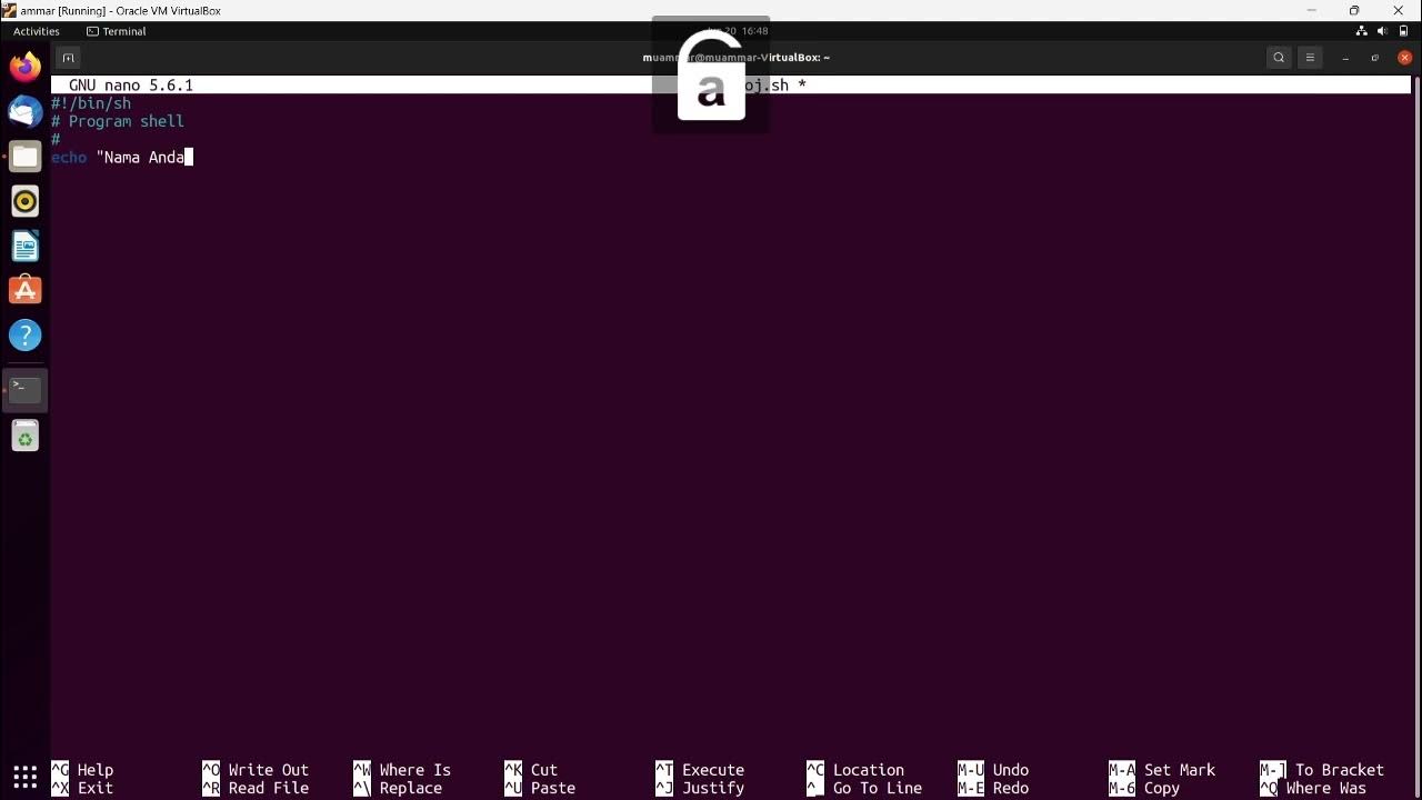 PEMROGRAMAN SHELL LINUX UBUNTU - YouTube