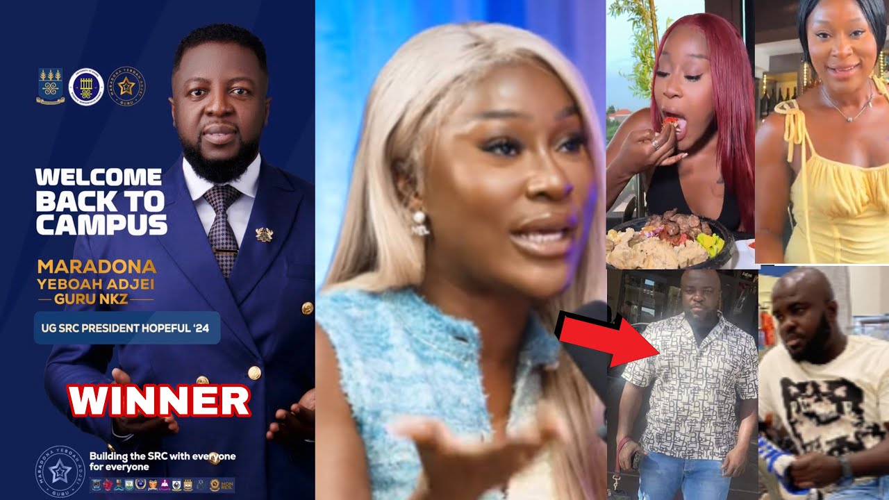 Guru Wins UG SRC President + Efia Odo Reveals Secrets Why She Left Eats Avenue & Rltionship W ...