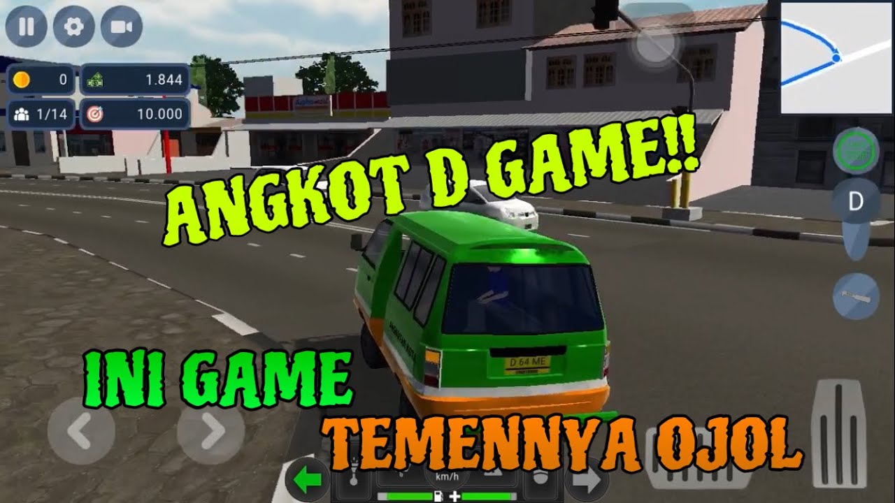 JADI SUPIR ANGKOT!! MAIN ANGKOT D GAME - YouTube