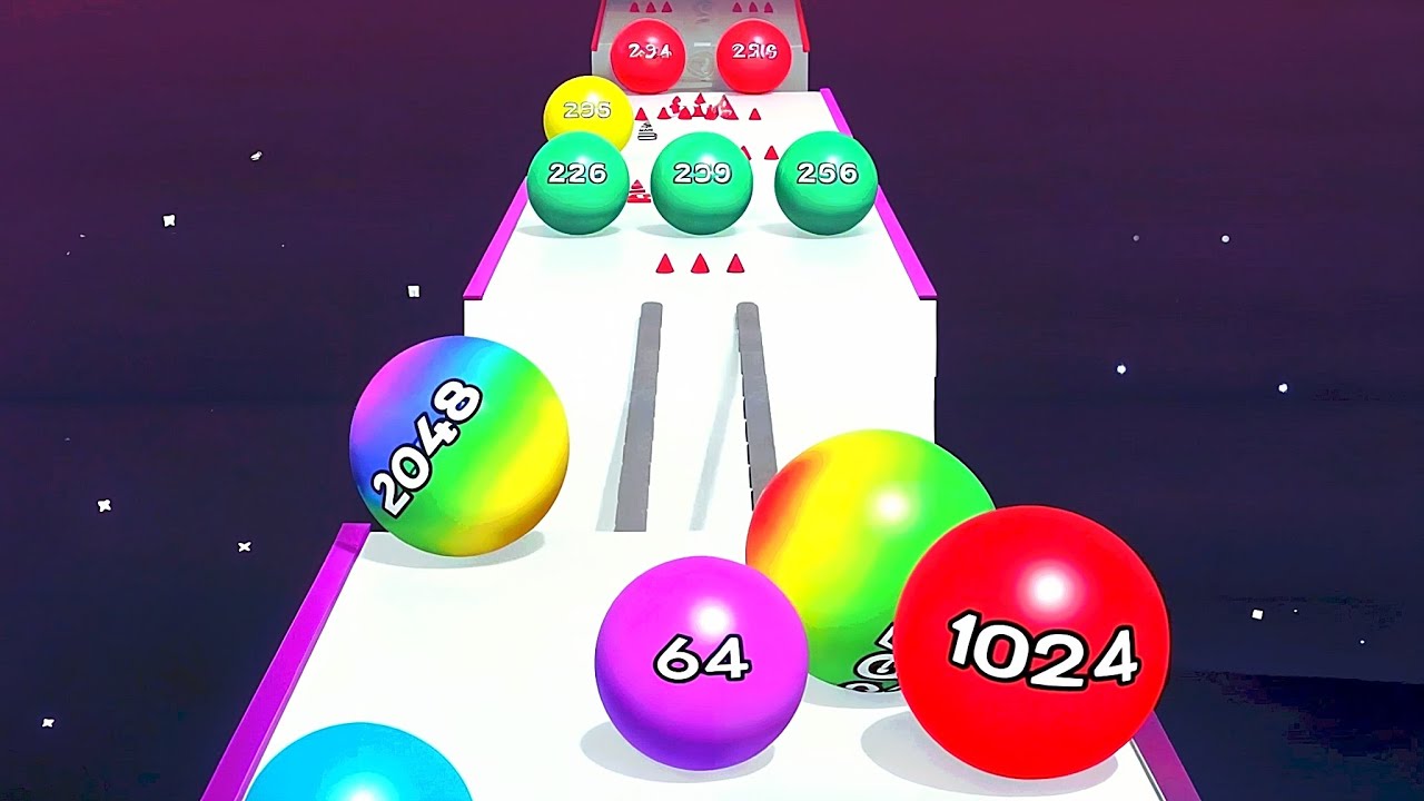 Ball Run 2048: Ball Games 3D ! All Levels Gameplay (926-930) android ...