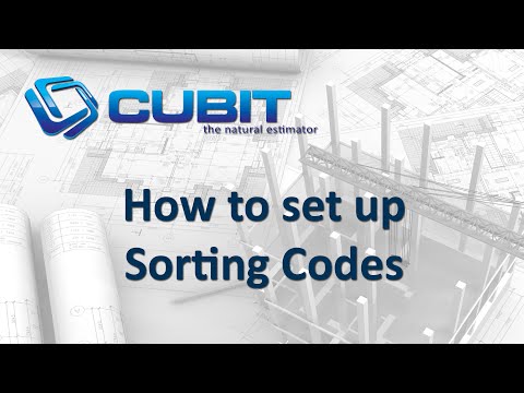 Cubit - Setting Up Sorting Codes
