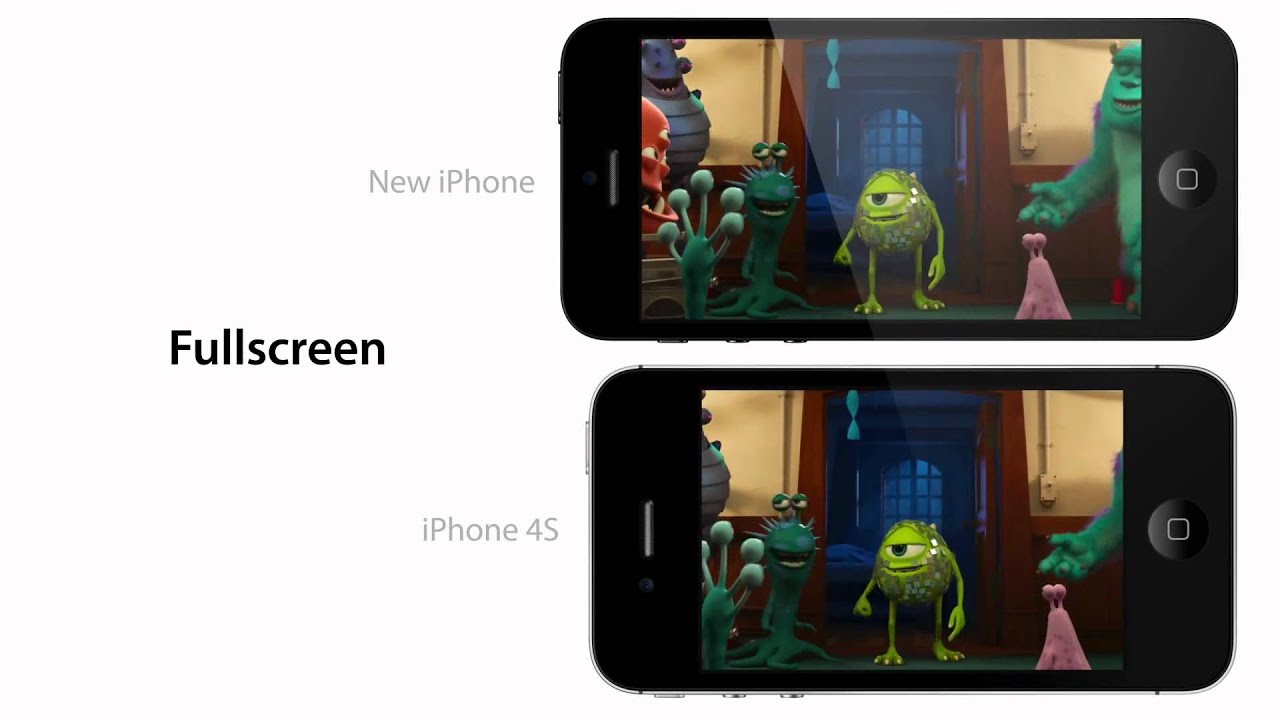 New iPhone 5 - 4 inch Screen in Action - YouTube