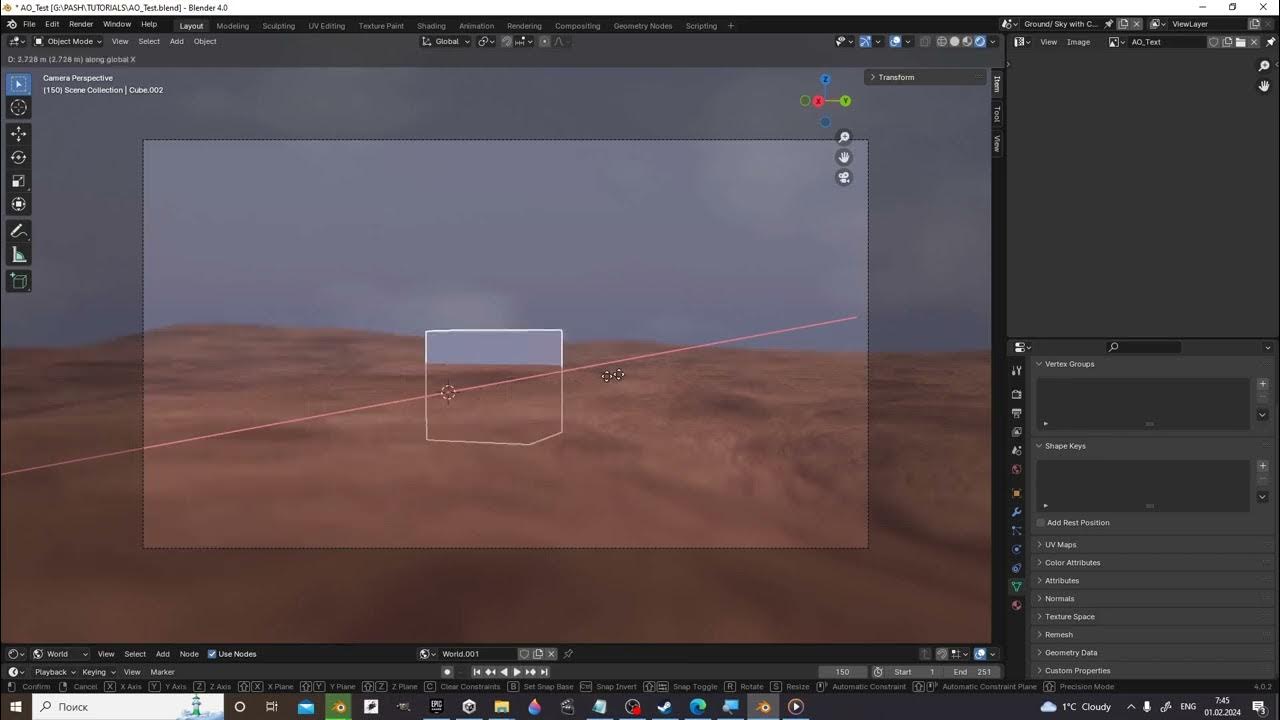 Blender 3d Tutorial - How to make a fast DOF (Depth of Field) - YouTube
