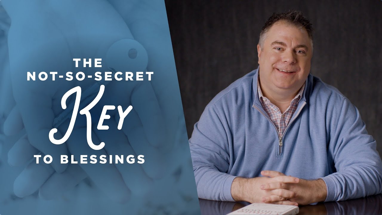 The Not-So-Secret Key To Blessings - YouTube