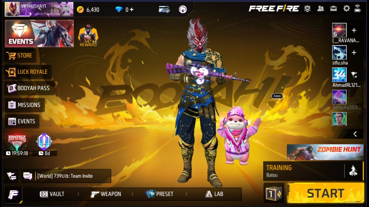 Thusha FF Live / Garena Free Fire Live 08 / VIPTHUSHAYT / COC ...