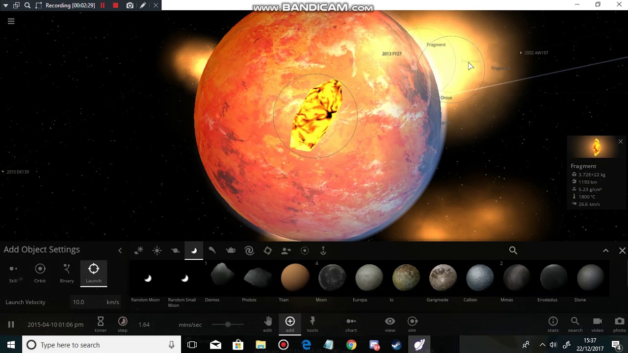 Universe Sandbox 2 - Earth vs Moon! - YouTube
